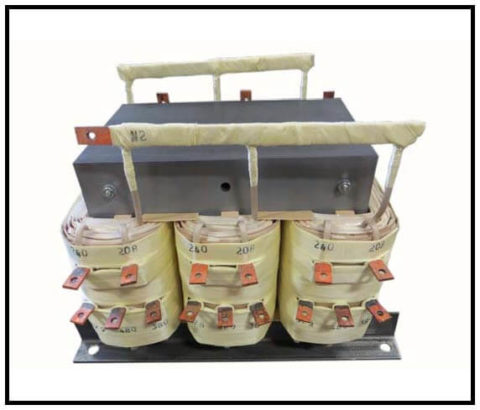 WYE-WYE TRANSFORMER, 25 KVA, PRIMARY 480 VAC, SECONDARY 208/240/380/480 ...