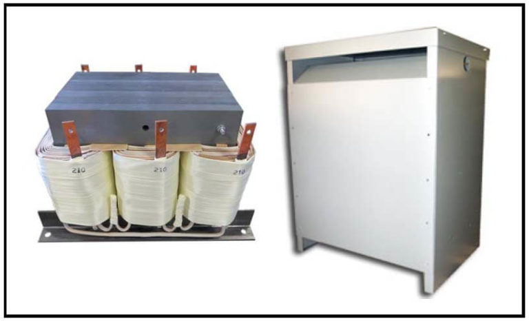 THREE PHASE ISOLATION TRANSFORMER, 25 KVA, P/N 19112N - L/C Magnetics THREE PHASE ISOLATION TRANSFORMER, 25 KVA, P/N 19112N - L/C Magnetics