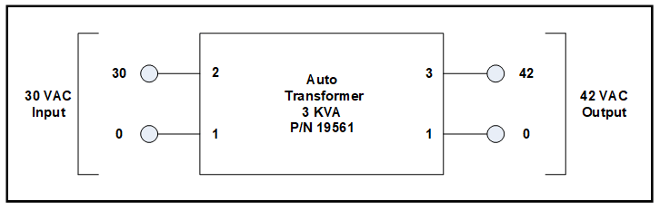SINGLE PHASE AUTO TRANSFORMER FOR OIL SUBMERGED ENVIRONMENT 3 KVA, P/N ...