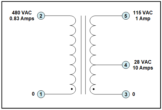SINGLE PHASE MULTI TAP TRANSFORMER, 0.4 KVA, P/N 19584 - L/C Magnetics