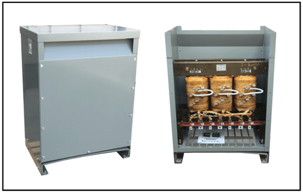 DRY TYPE ISOLATION TRANSFORMER, 75 KVA, PRIMARY 220 VAC DELTA ...