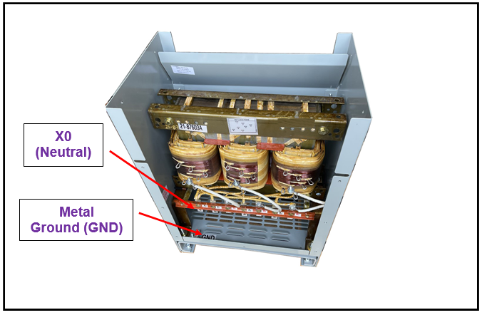 Isolation Delta to Wye with Metal Ground, 15 KVA - L/C Magnetics